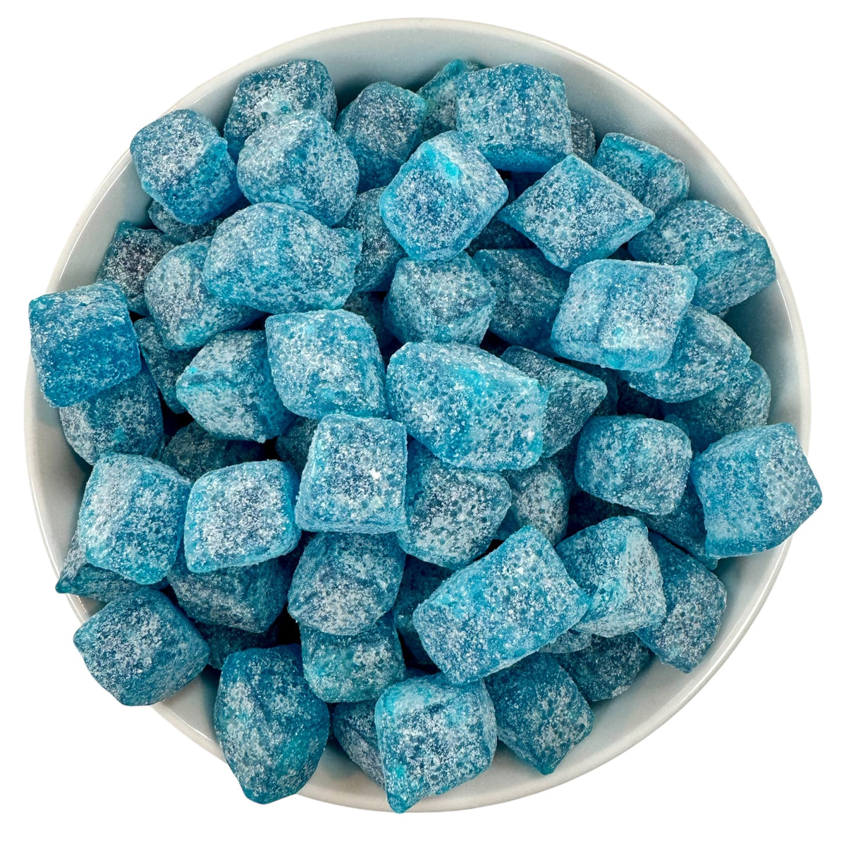 Blue Raspberry Cubes — Carolyn's Sweets