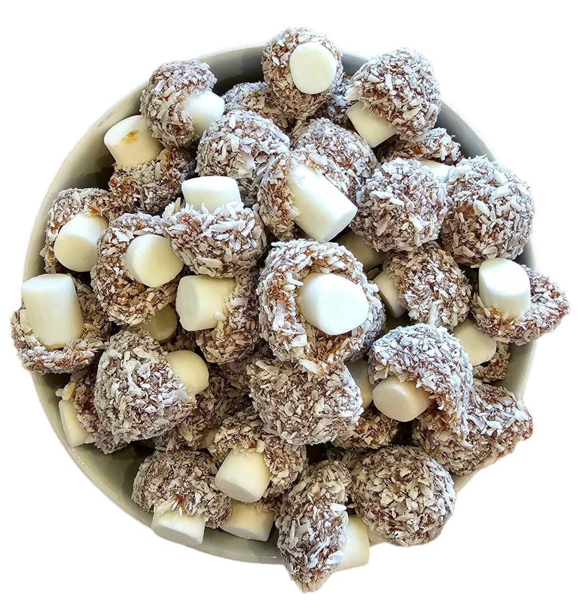Coconut Mushrooms — Carolyn's Sweets