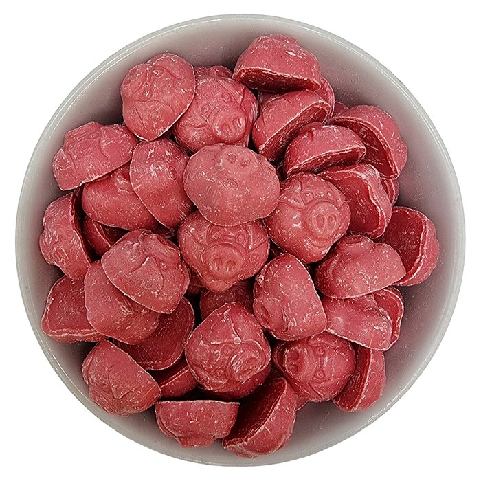 Pink Chocolate Pig Faces — Carolyn's Sweets